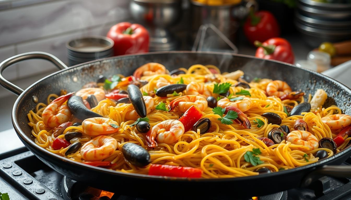 Fideuà: Spain's Savory Seafood Pasta Dish - SPAIN EATS